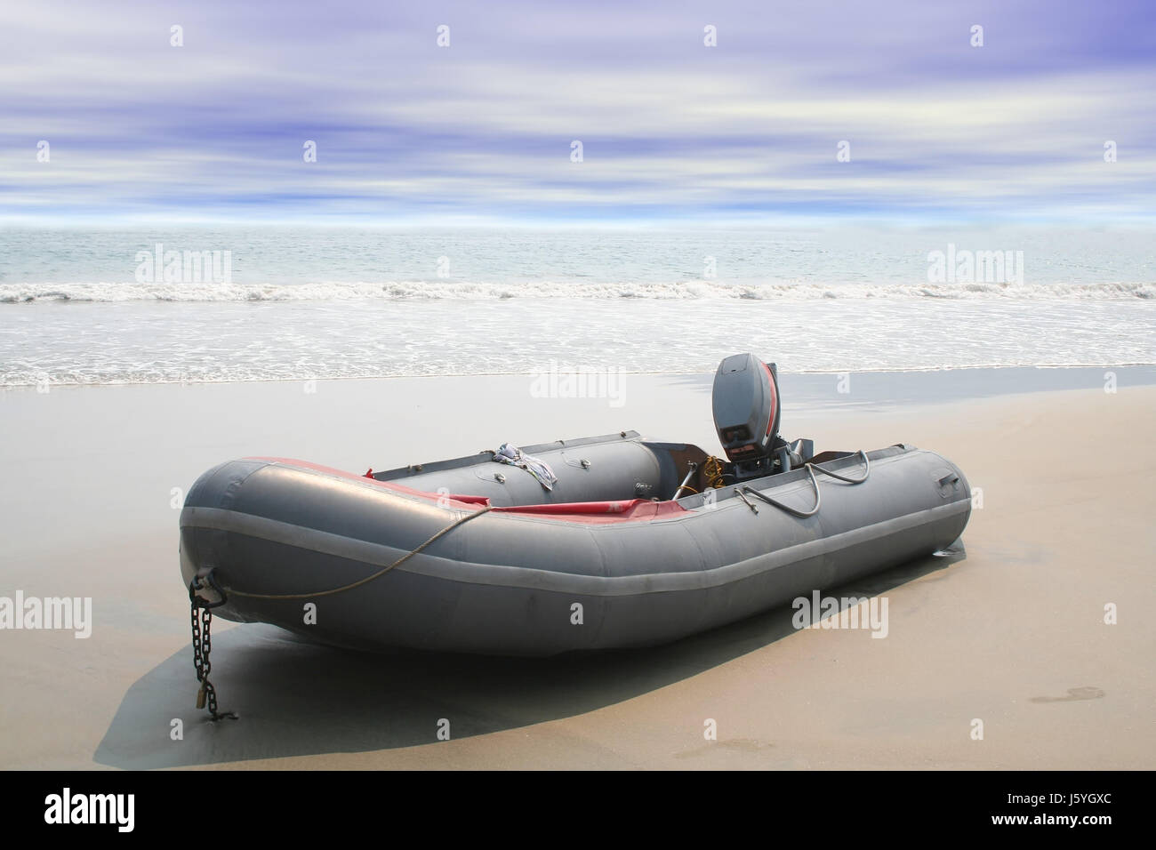 beach seaside the beach seashore waves boat inflatable salt water sea ...