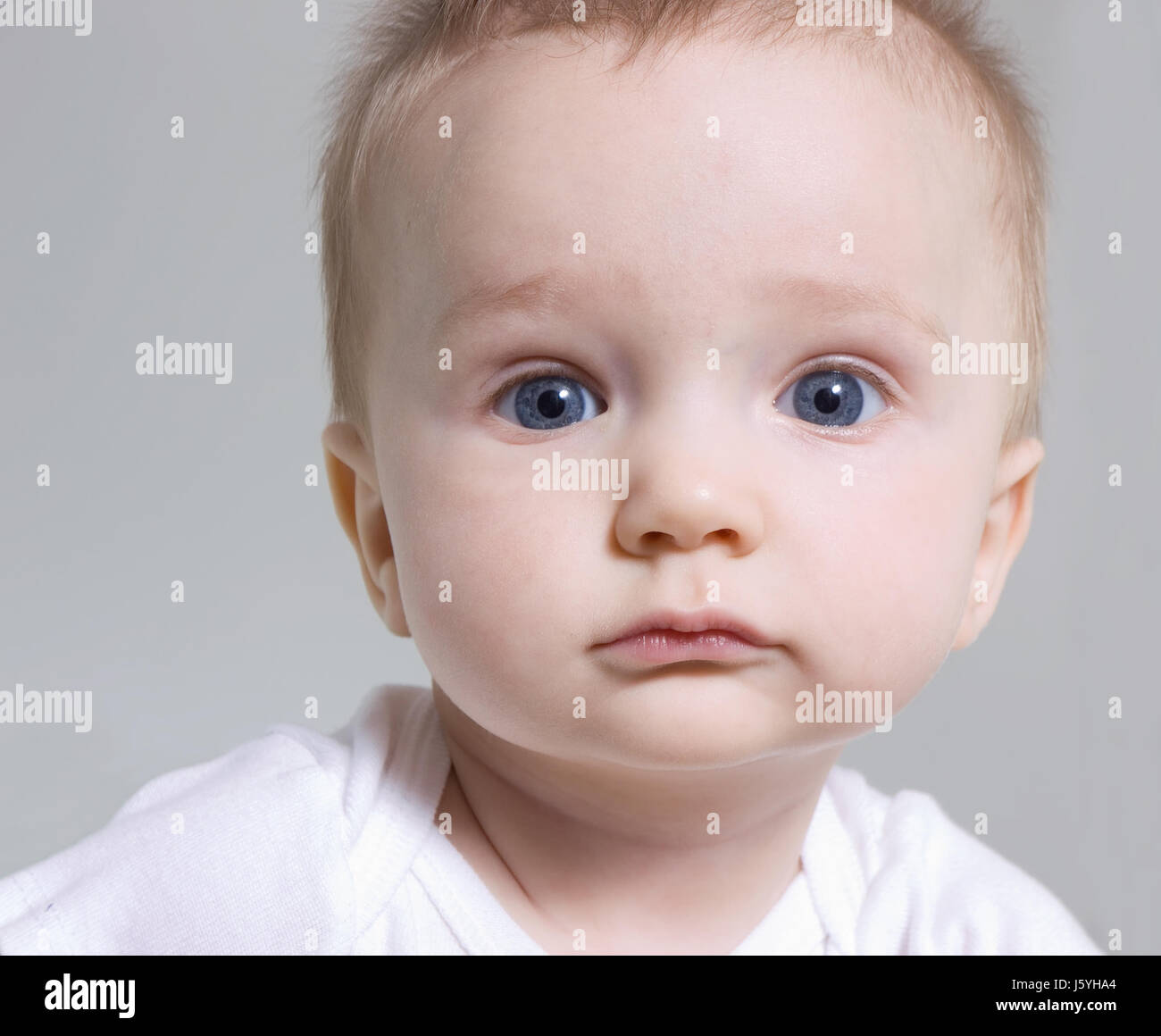 face person baby delighted unambitious enthusiastic merry radiant with ...