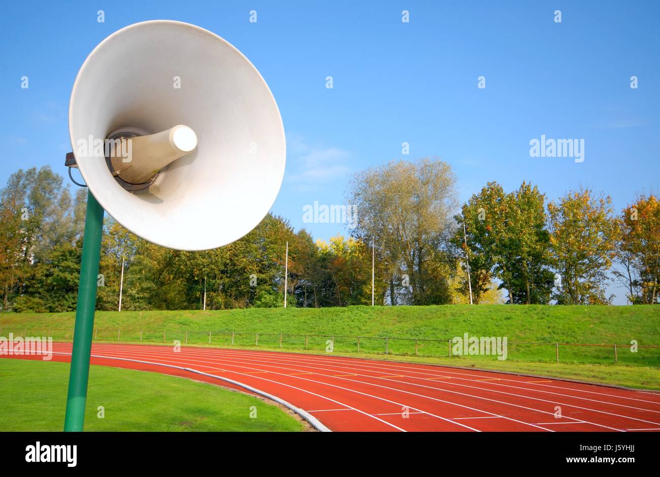 Athletics track panorama hi-res stock photography and images - Alamy