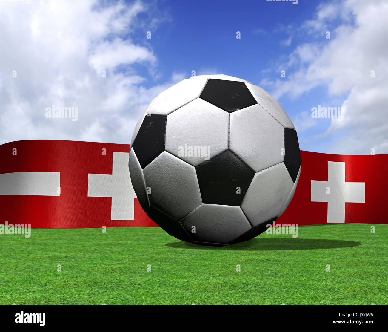 football before em flag Stock Photo - Alamy