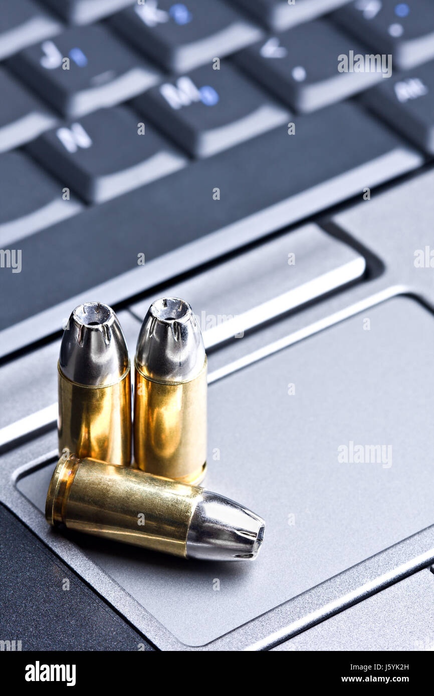 danger laptop notebook computers computer crime ammunition arm weapon ...