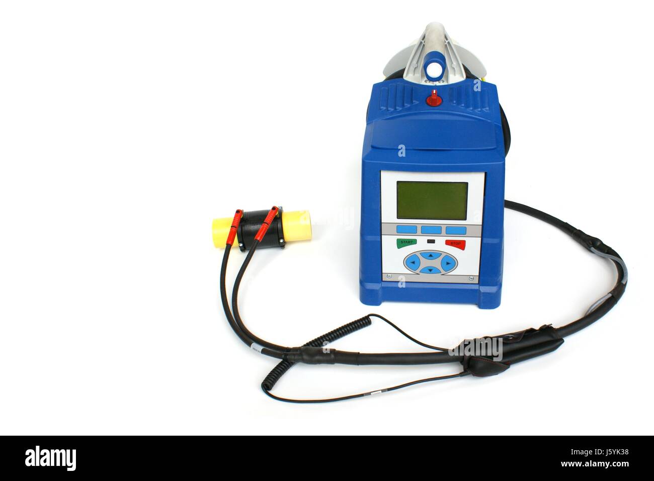 Pe pipe welding Cut Out Stock Images & Pictures - Alamy