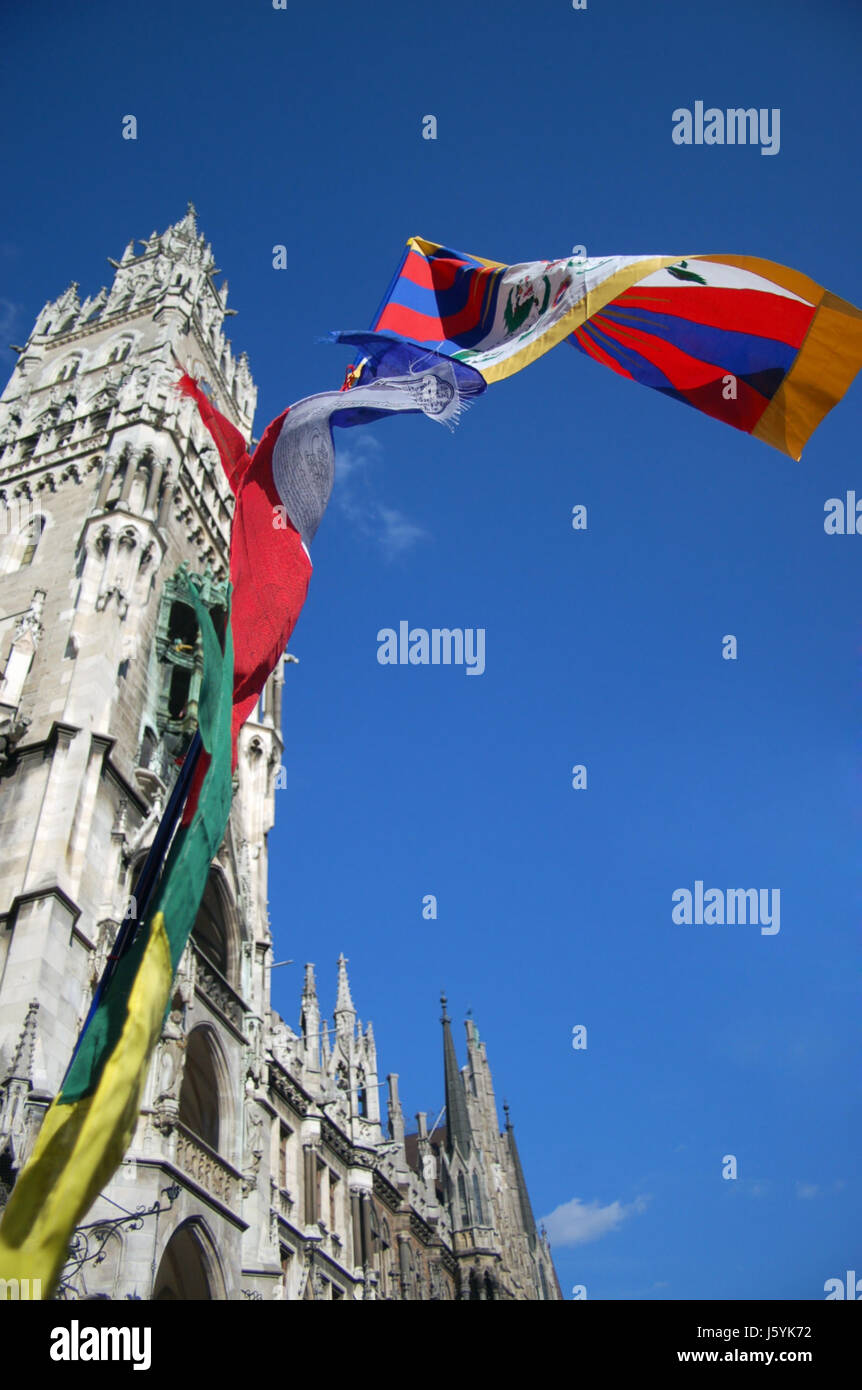 tibet freedom demonstration against china Stock Photo - Alamy