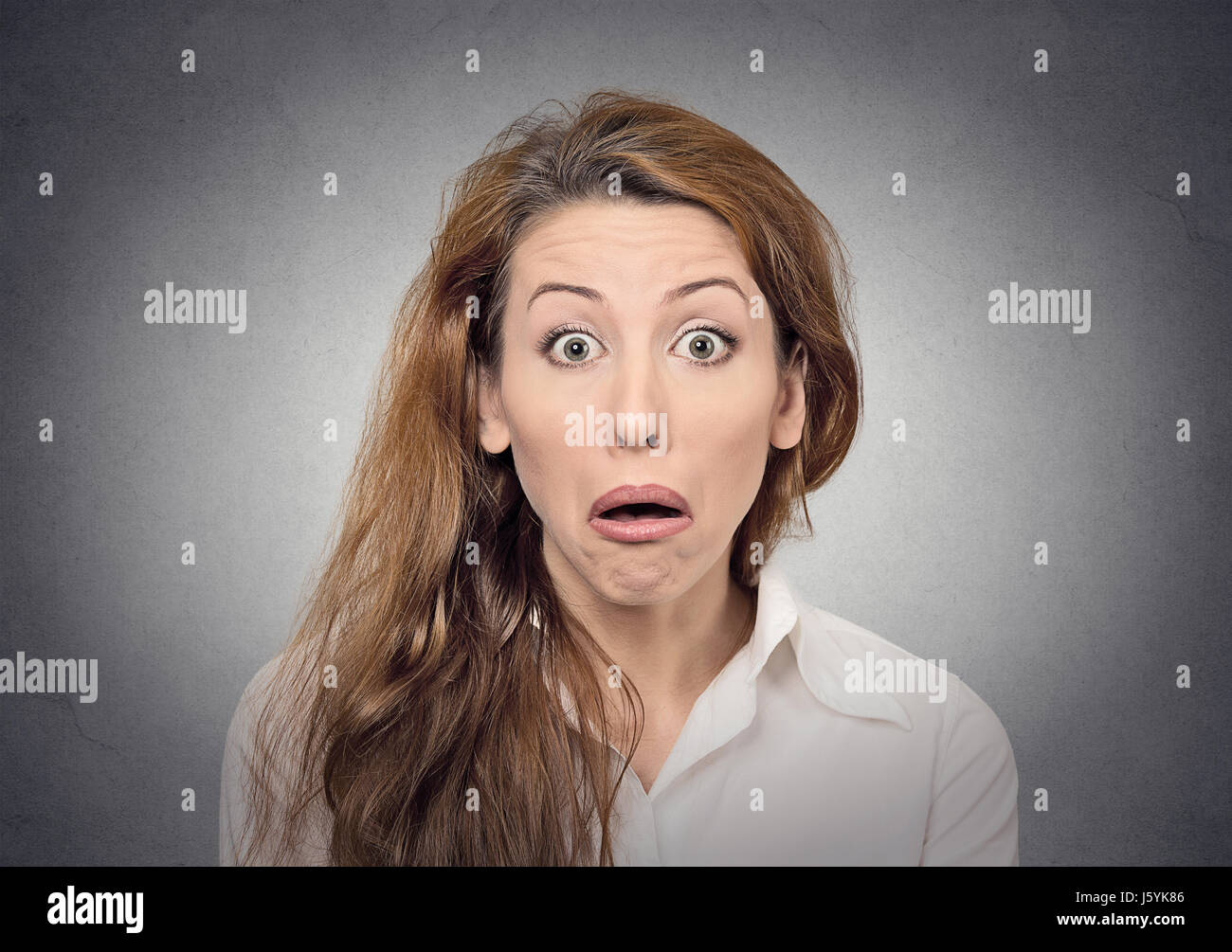 stupor surprised funny face expression Stock Photo - Alamy