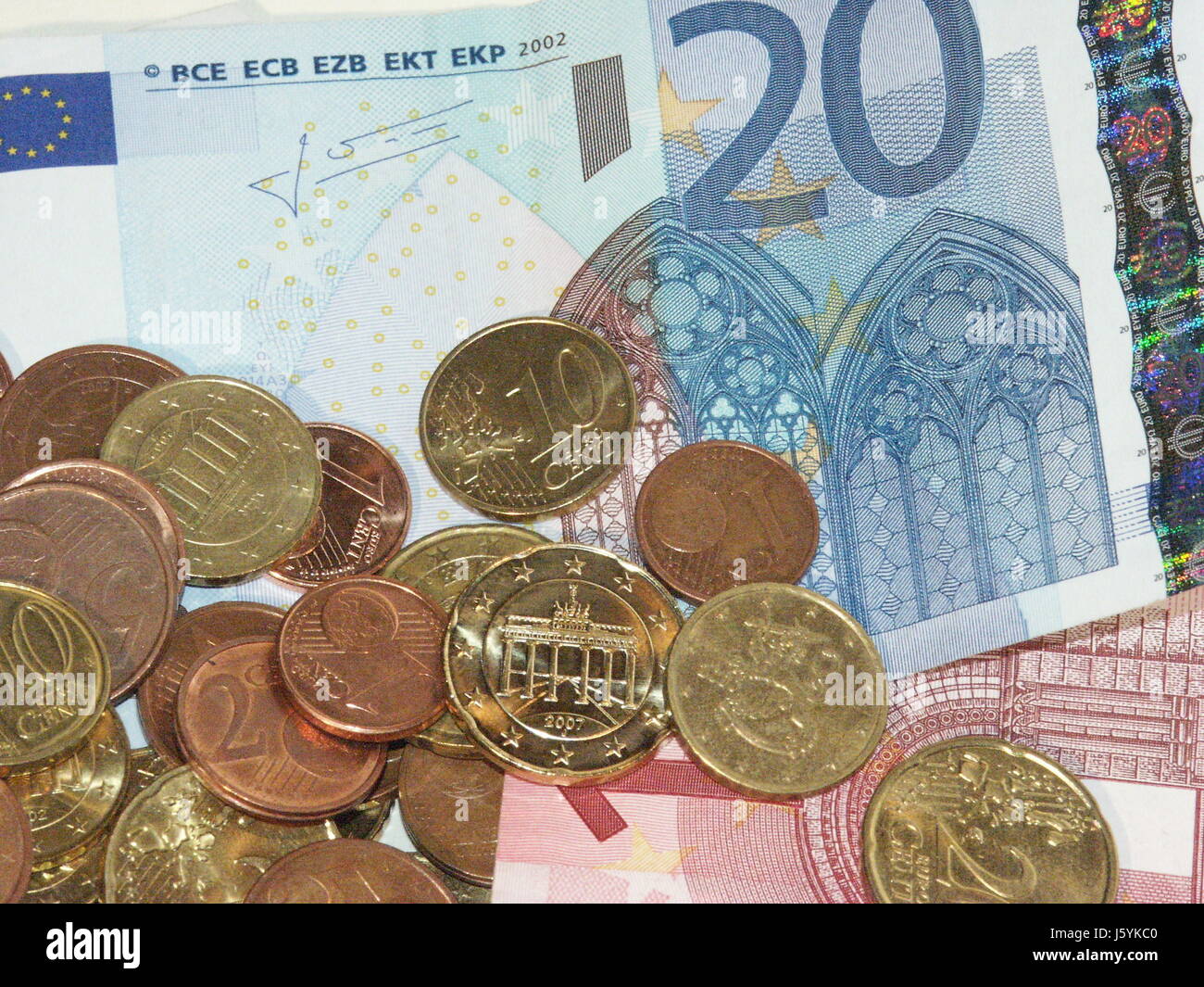 euro currency money blue euro coin bank note copper foreign exchange ...