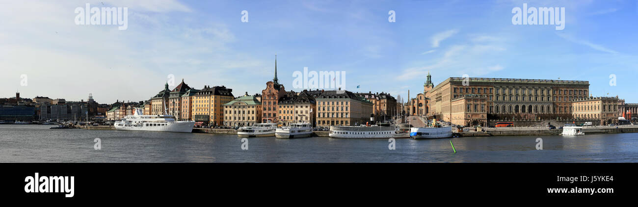 old town sweden sight view outlook perspective vista panorama lookout ...