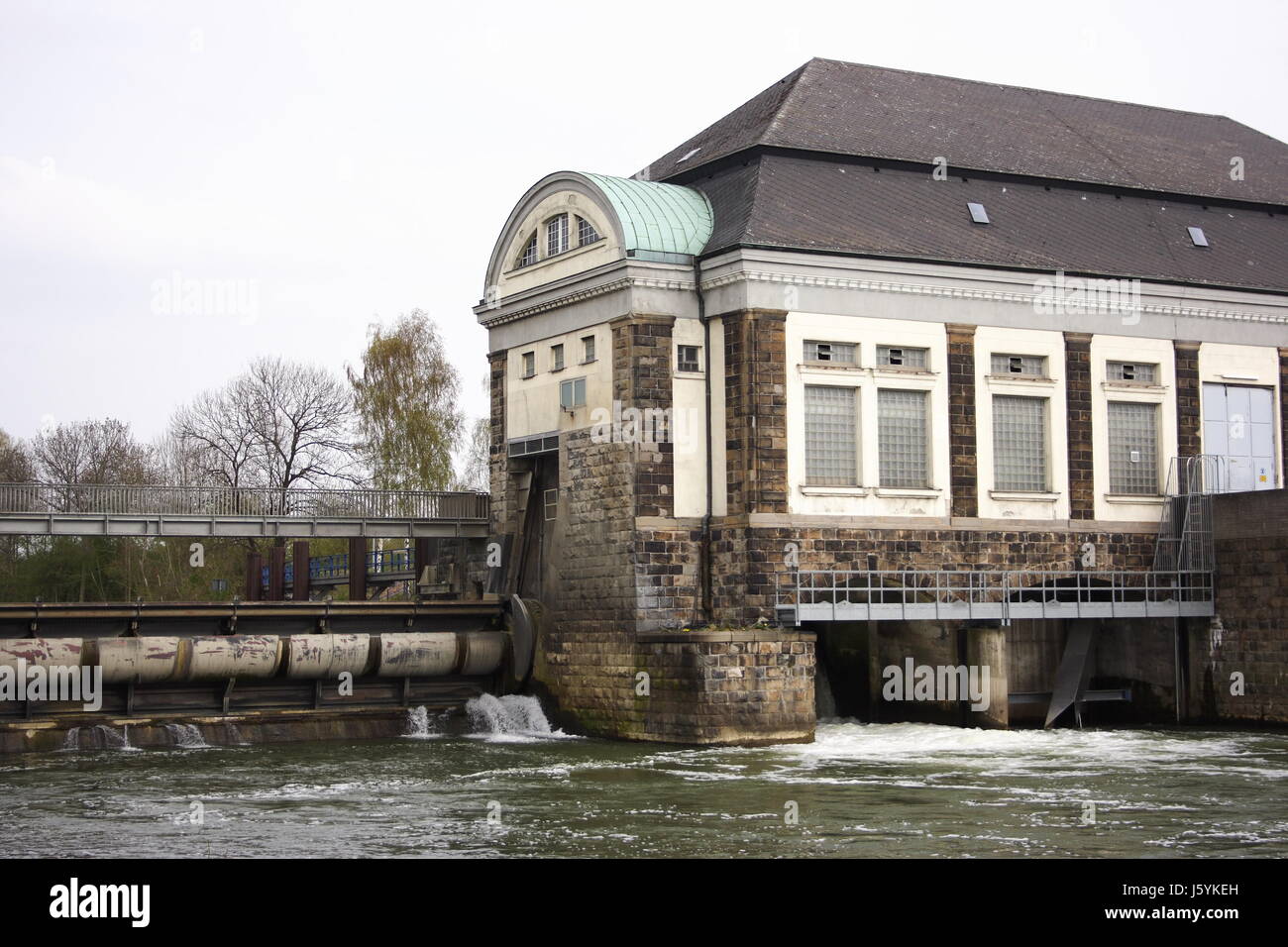lip weir in hamm north Stock Photo - Alamy