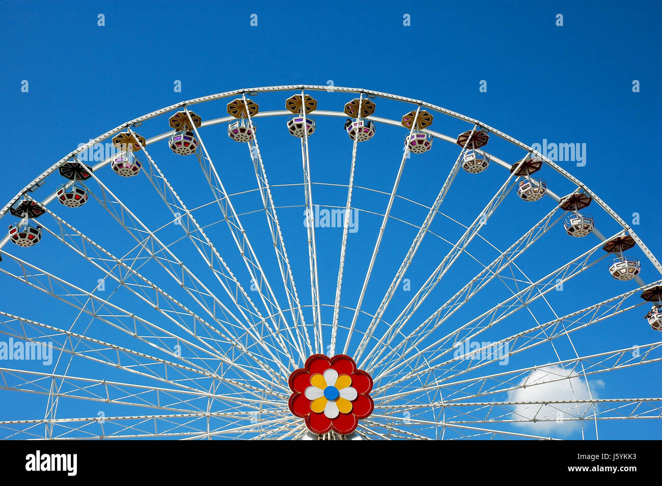 Ferris wheel blumenrad flower wheel hi-res stock photography and images ...