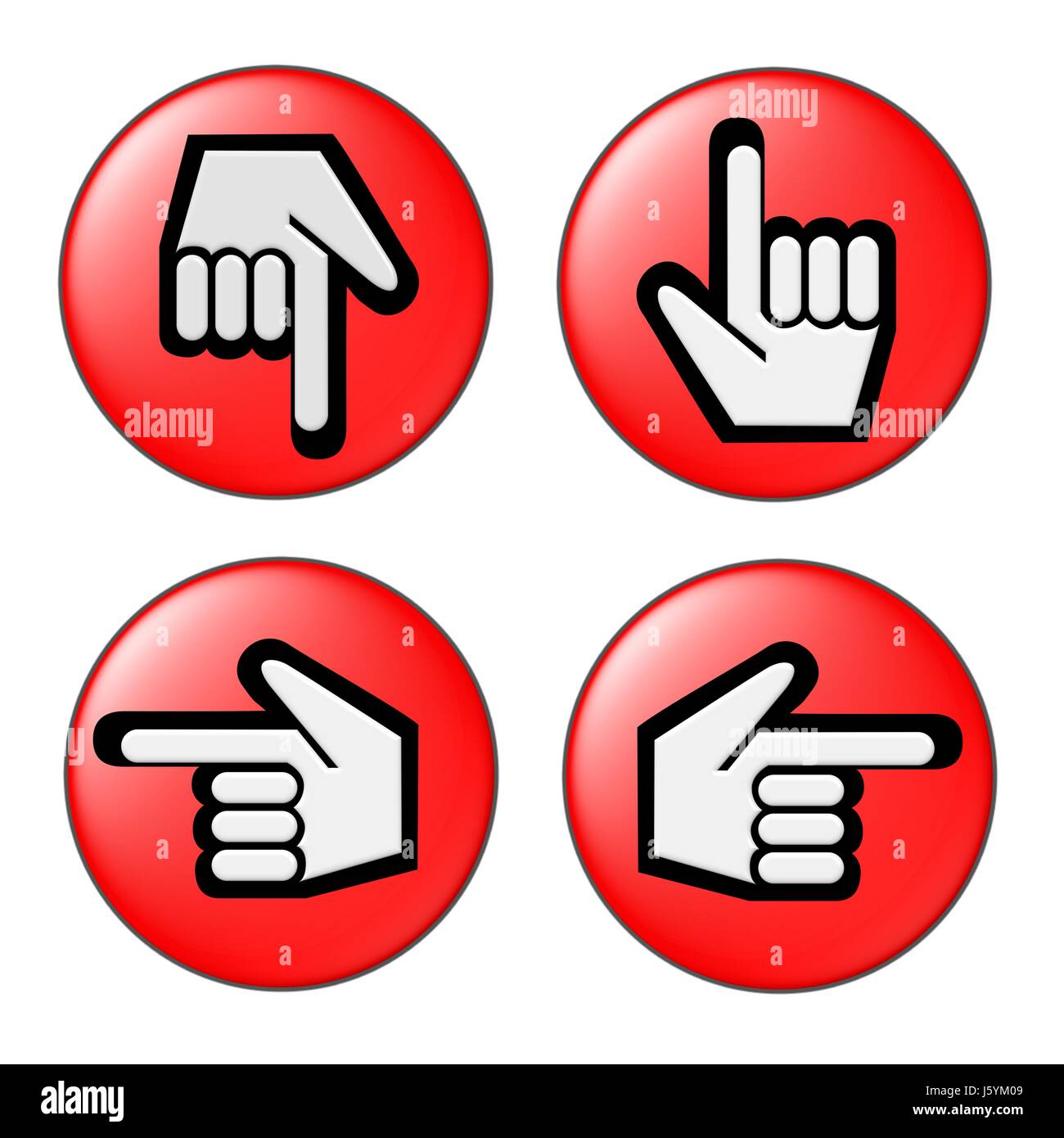 Direction Signs Hand