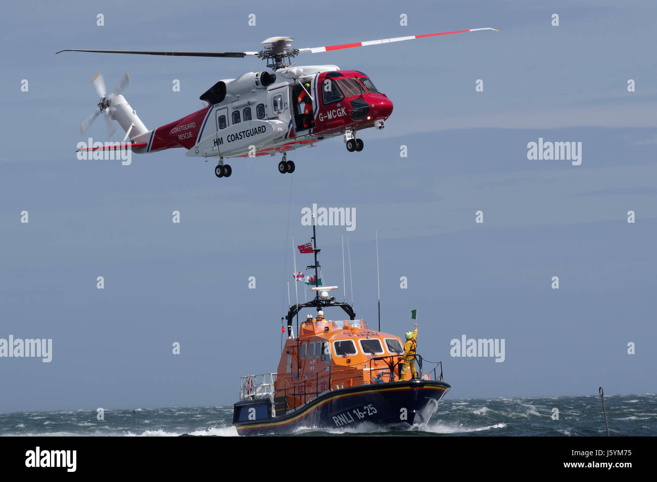 Hm Coastguard Helicopter Hovering High Resolution Stock Photography and ...