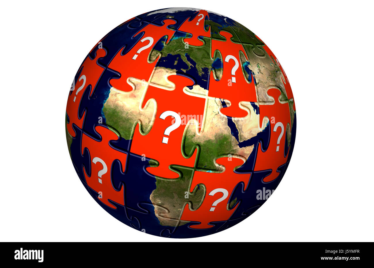 query asked ask question demand problem globe planet earth world jigsaw ...