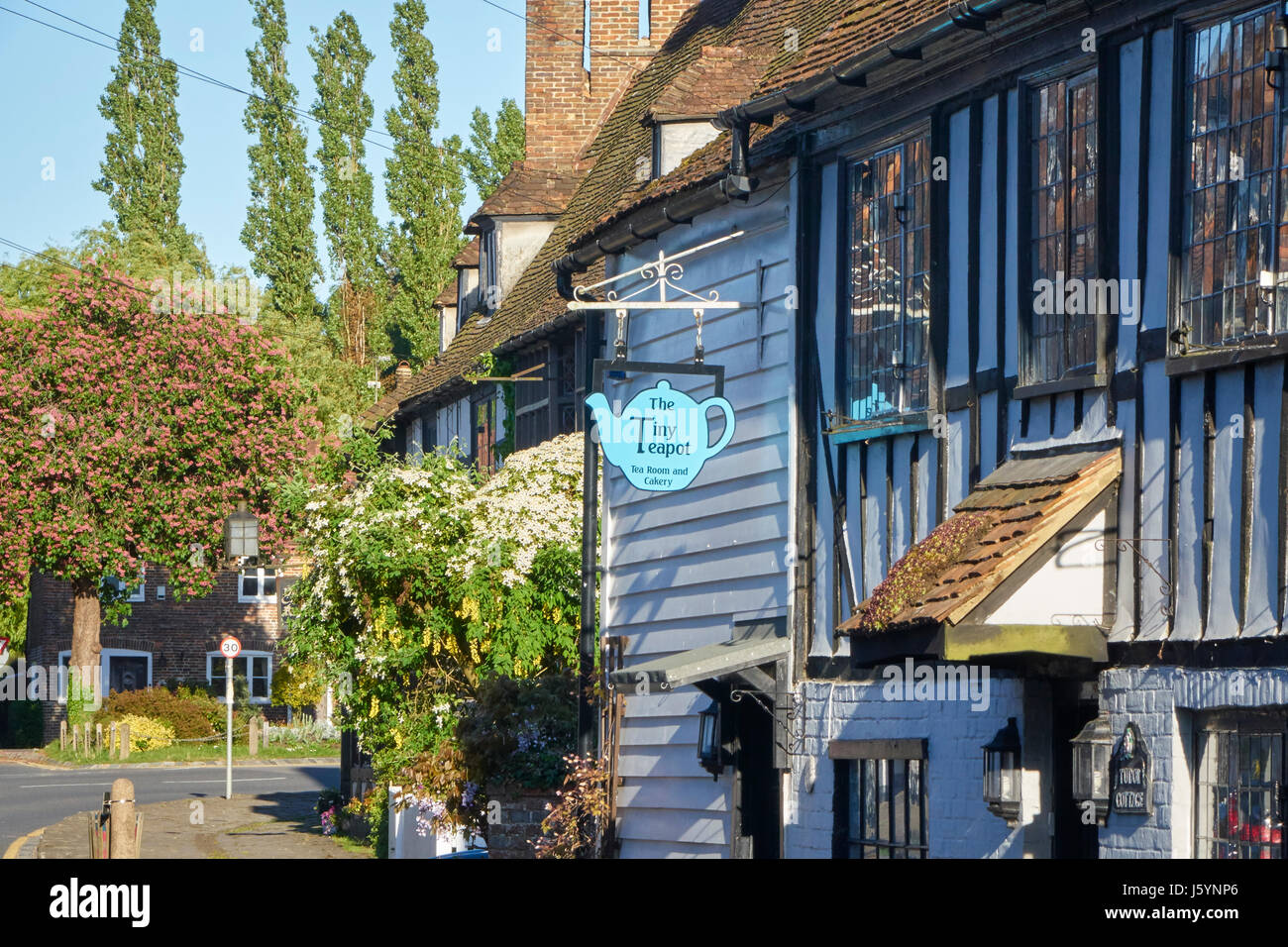 The Tiny Teapot Tearooms in the pretty Kentish village of Biddenden ...