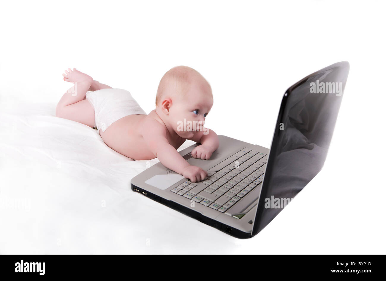 laptop notebook computers computer lifestyle baby learn expression ...