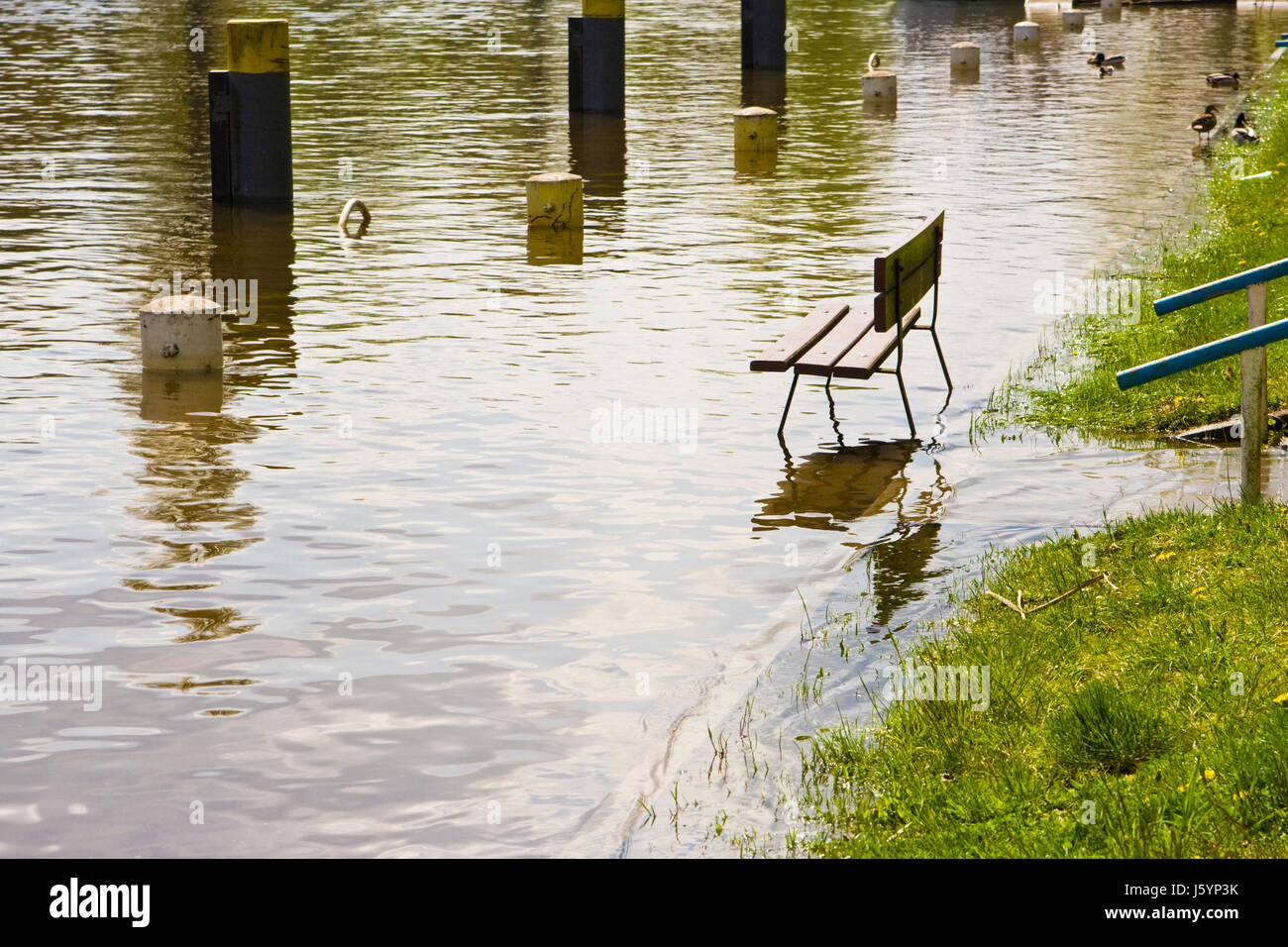 Flooded water channel hi-res stock photography and images - Alamy