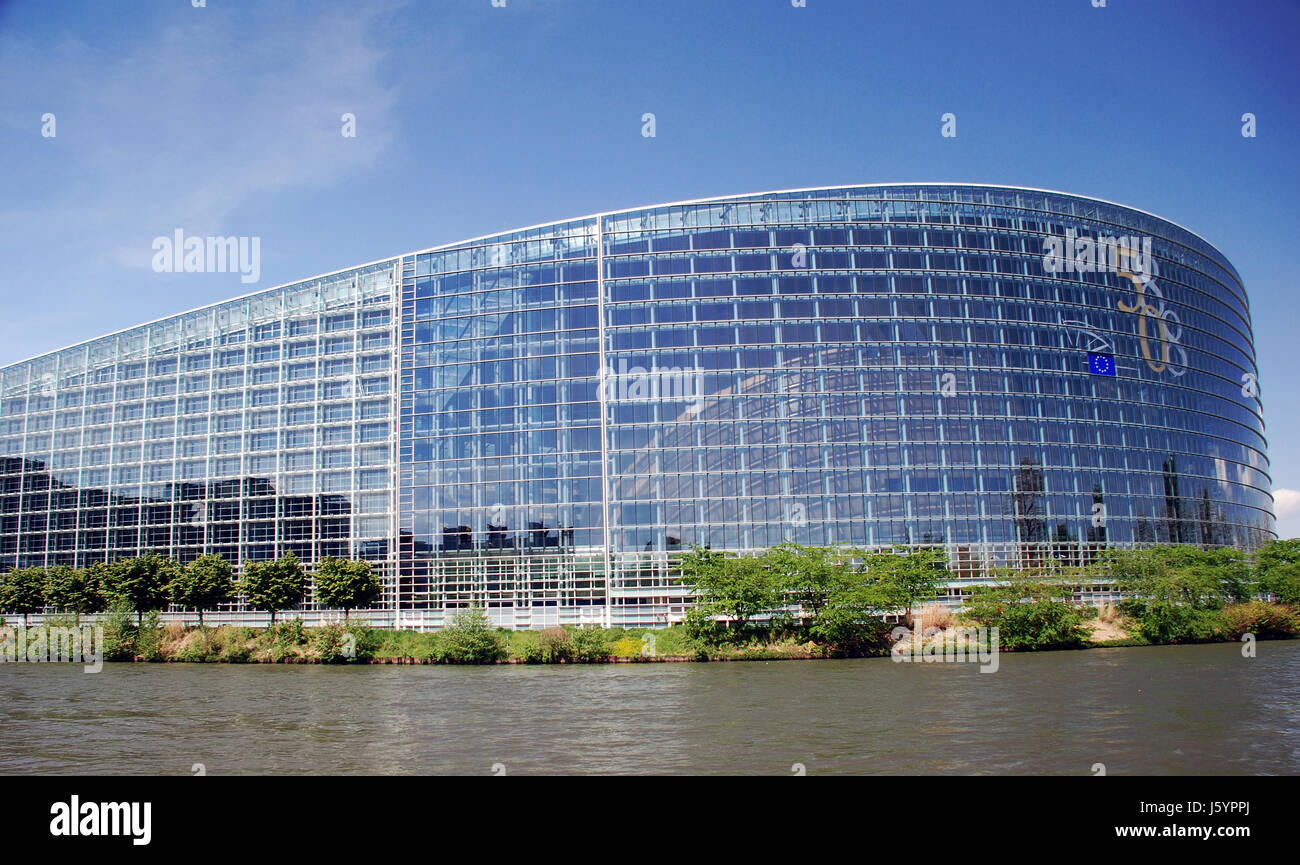 europe parliament alsace style of construction architecture ...