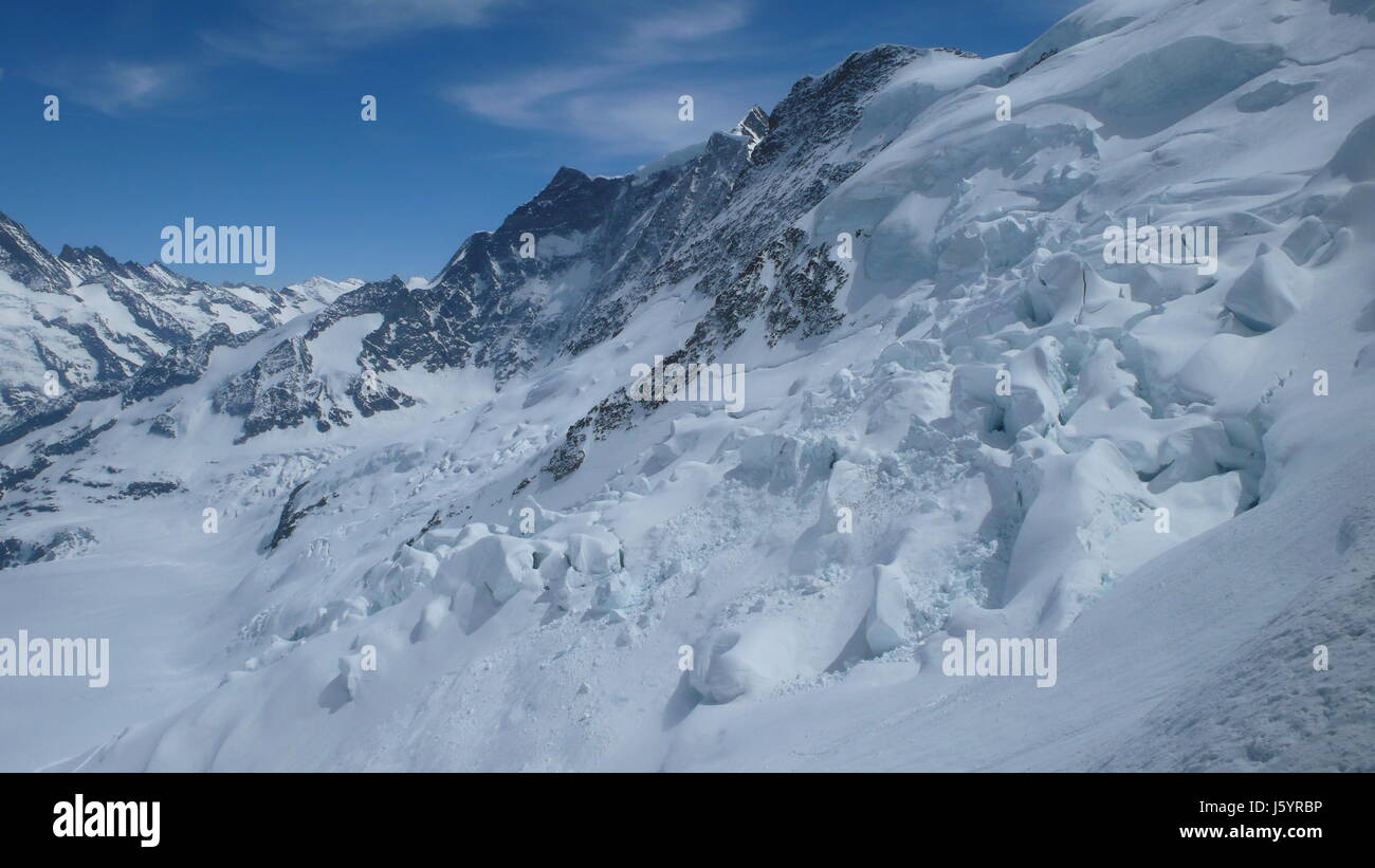 ice monk crevasse winter cold ice icy monk crevasse snow bern eismeer ...