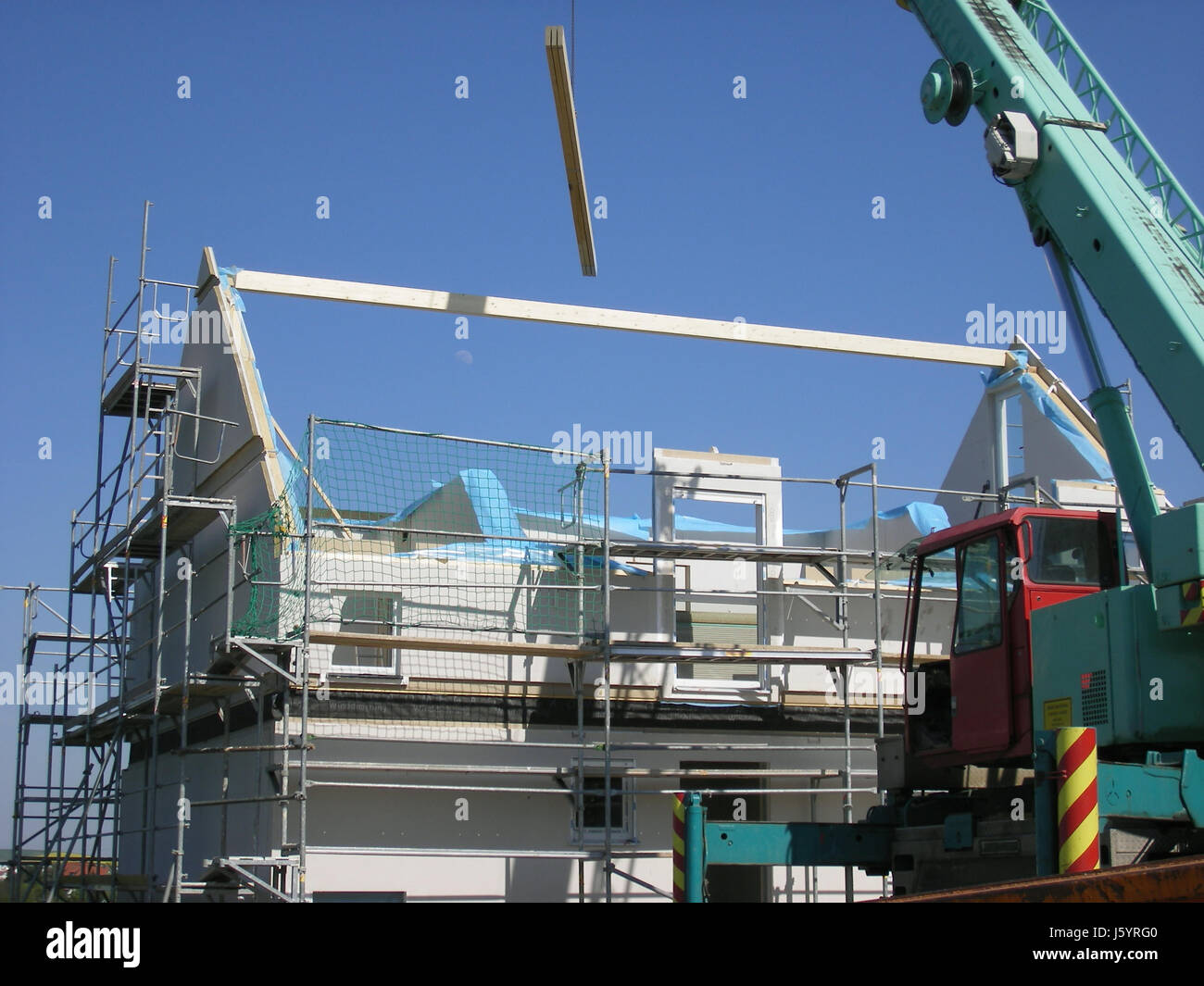 house building construction industry prefabricated house crane ...