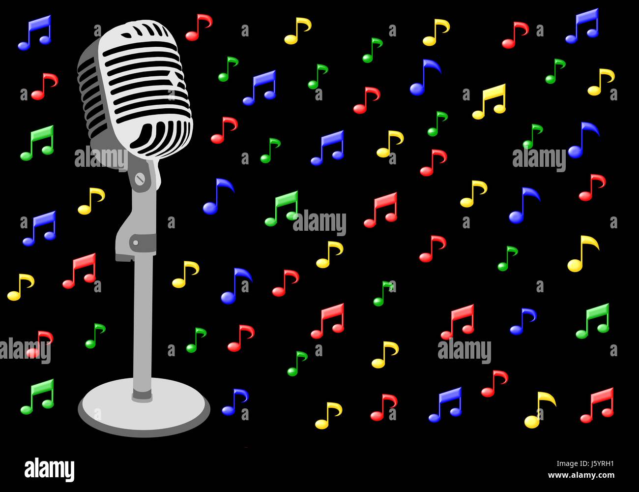 tackle metal pillar microphone pennant sound tackle illustration metal ...