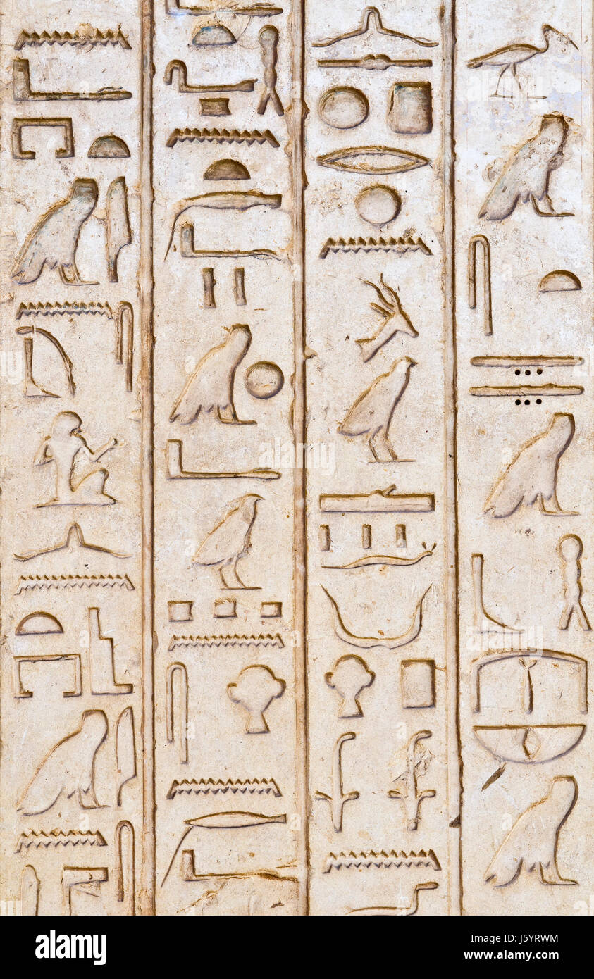 Egypt drawing hieroglyphics hi-res stock photography and images - Alamy