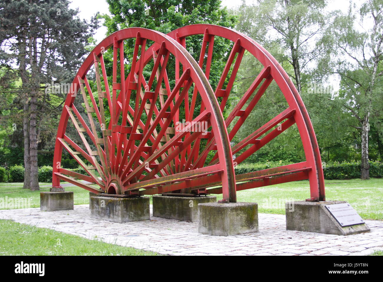 halved concrete pedestal monument energy power electricity electric ...