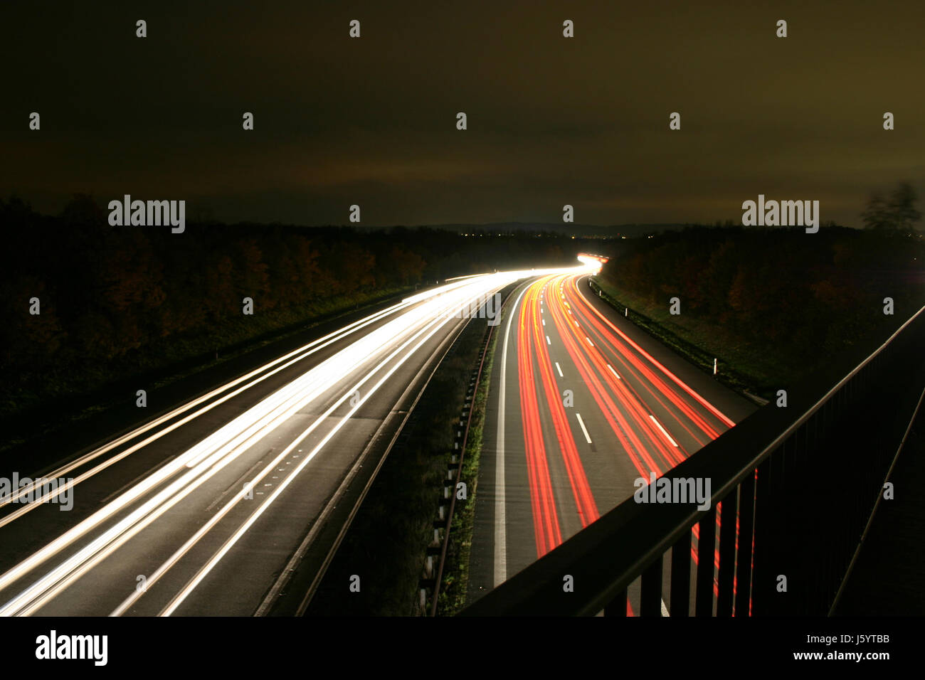 traffic transportation bridge long-term exposure motorway highway speed ...