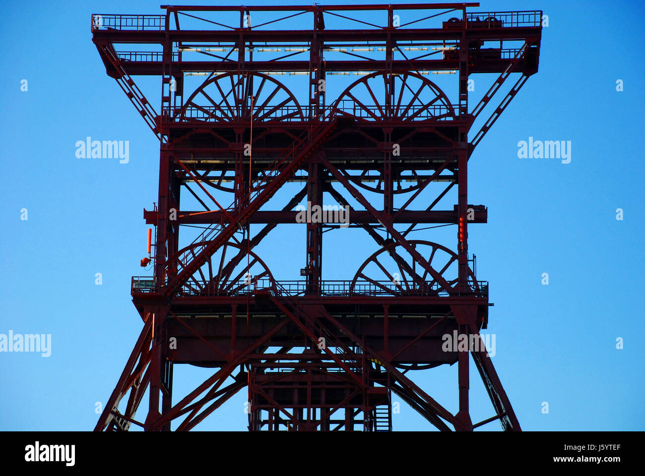 winding tower mine Stock Photo - Alamy