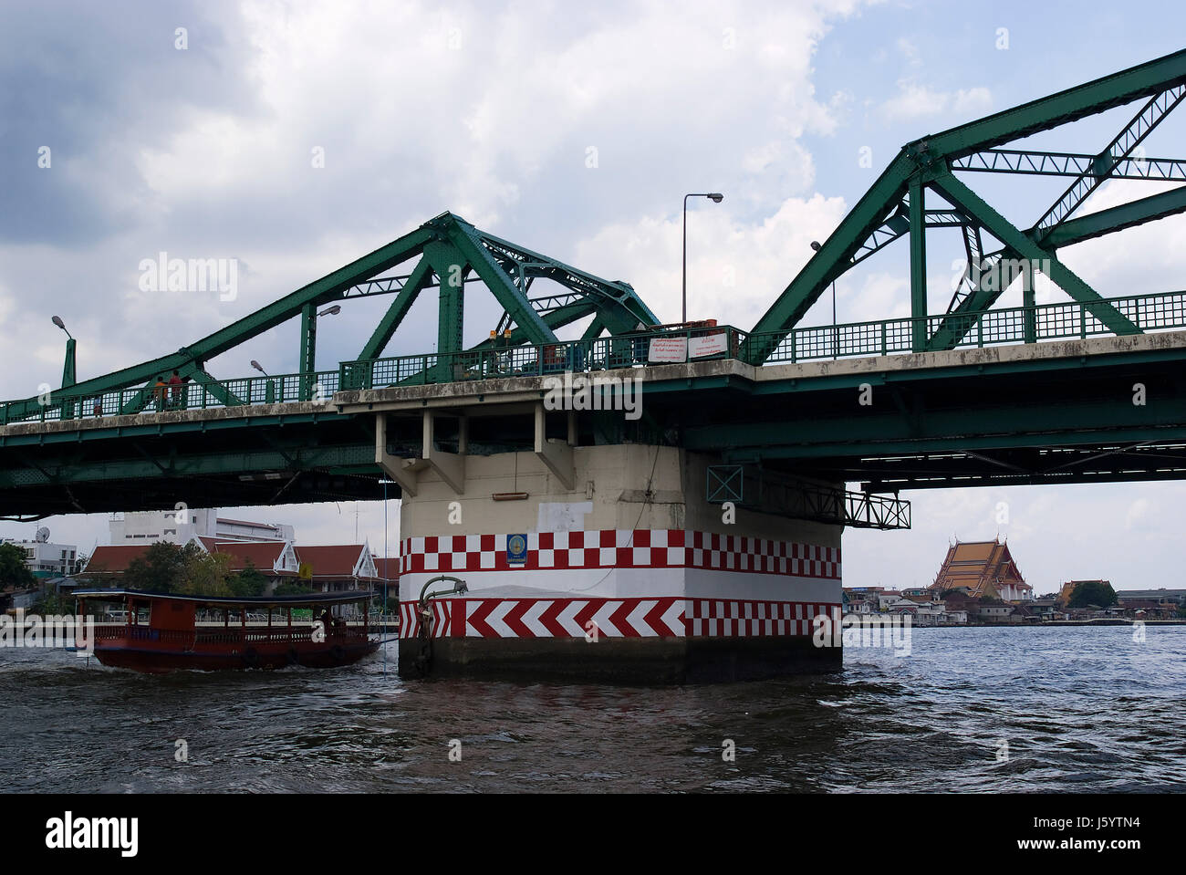 asia bridge sights thailand bangkok emblem thai river water asia bridge ...
