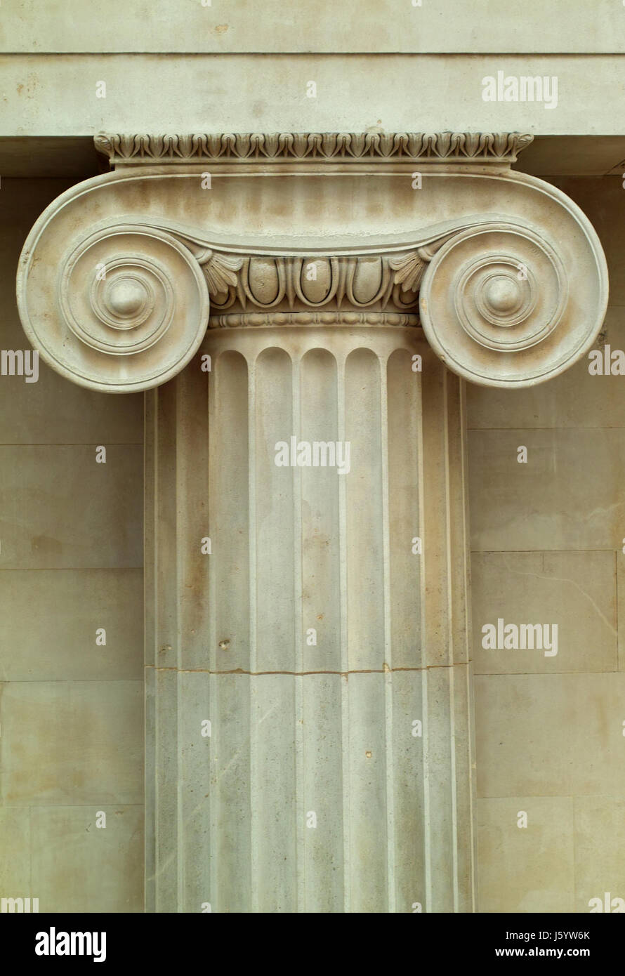 sandstone pillar in the greek style Stock Photo - Alamy