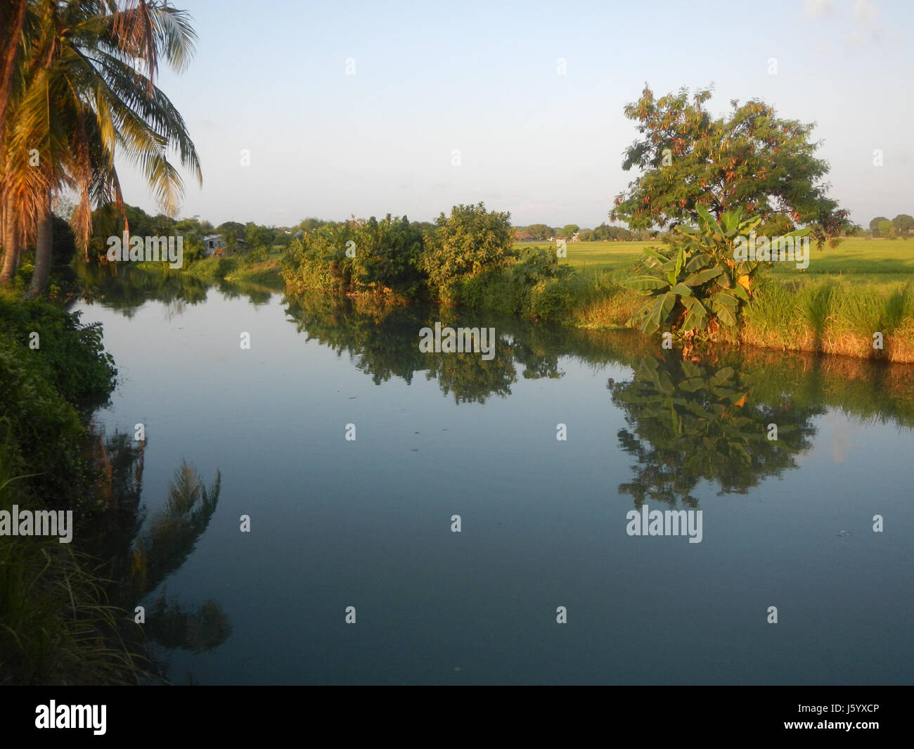 02964 Irrigation Bridge Chico Pulilan Plaridel National Road Parulan Fields Sunset 19 Stock ...