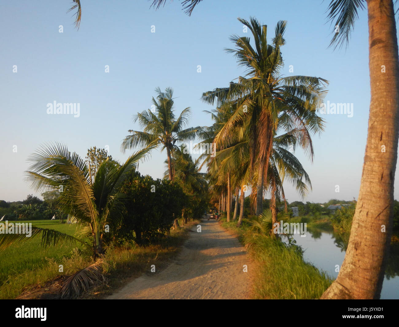 The image shows the irrigation bridge on the Chico River along the ...