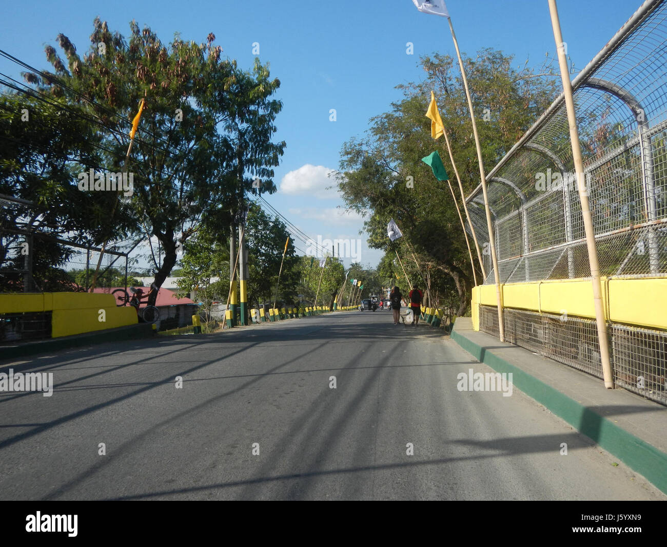 This image showcases the welcome arches and road signs at the border of ...