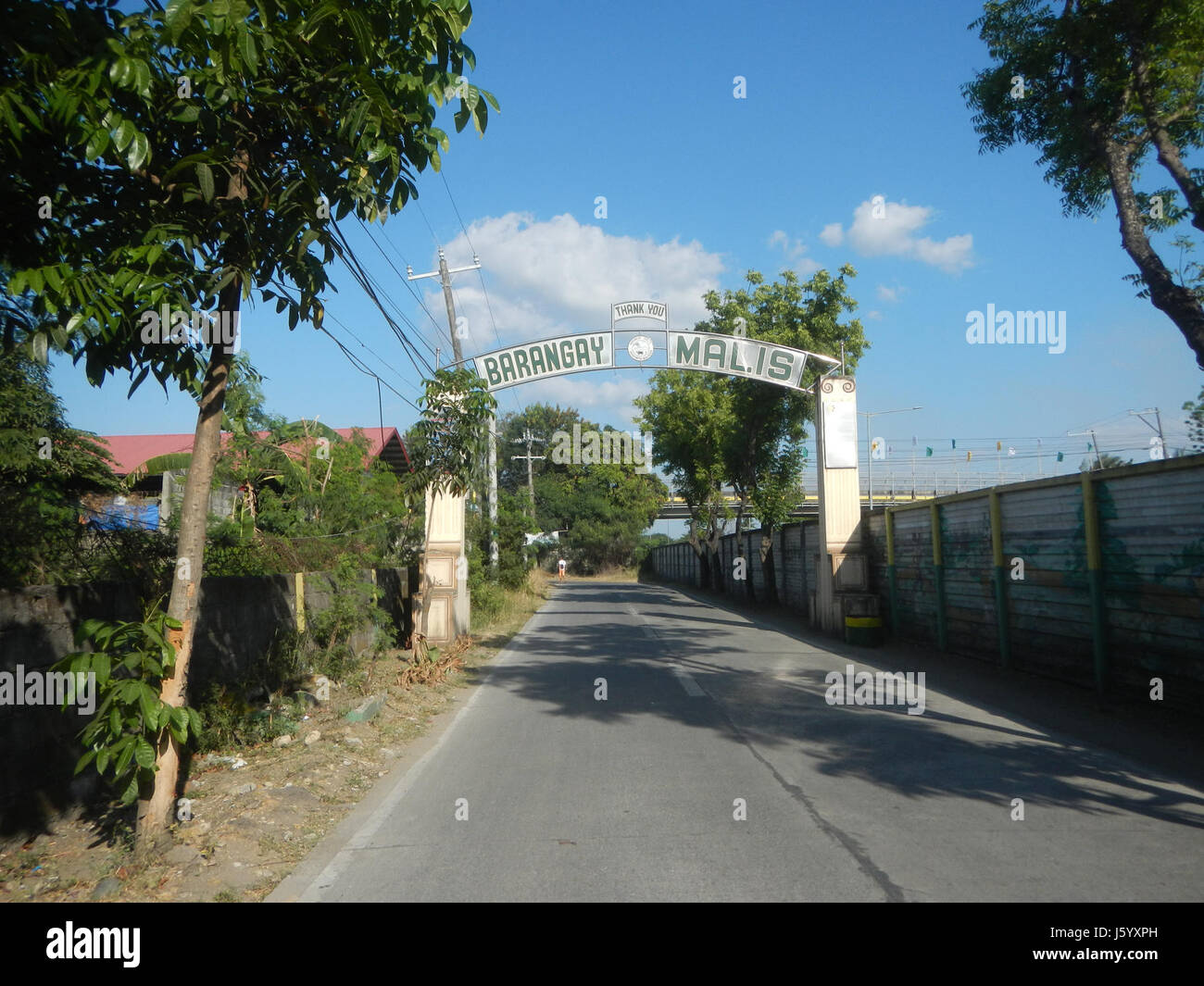 03220 Welcome Border arches signs Tabe Malis Guiguinto Bulacan Municipal Roads 38 Stock Photo ...