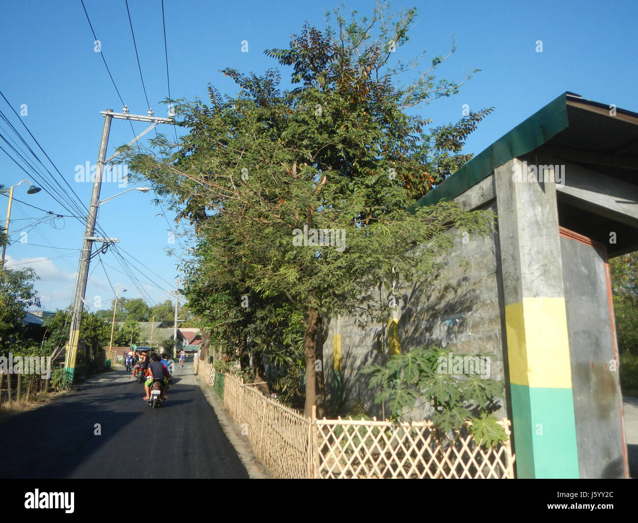 This image showcases the infrastructure and landscape of the area ...