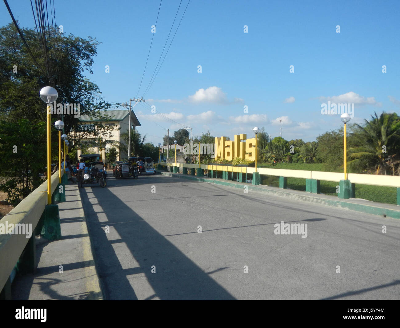 This image depicts the fields surrounding Malis Creek and the ...