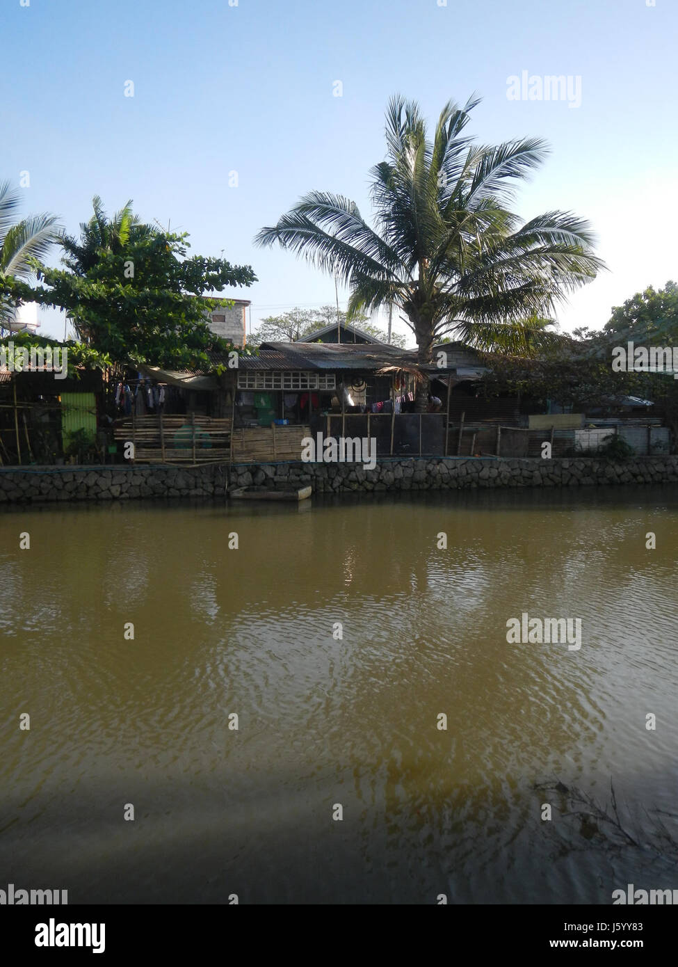 This image shows fields, Malis Creek, and the Northville Bridge in ...