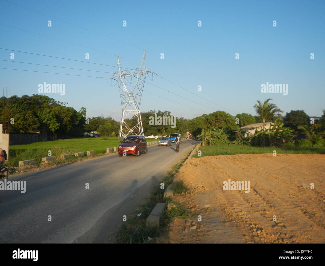 This refers to an image or map showing the Diversion Road, located in ...