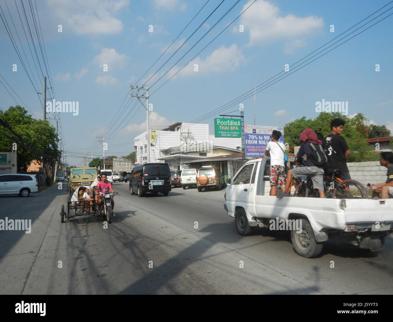 A map or photograph showing Magalang Road, Pandan, Mining, Salapungan ...