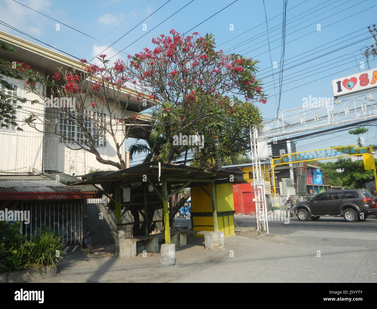 This map outlines key roads and locations in Angeles City, Pampanga ...