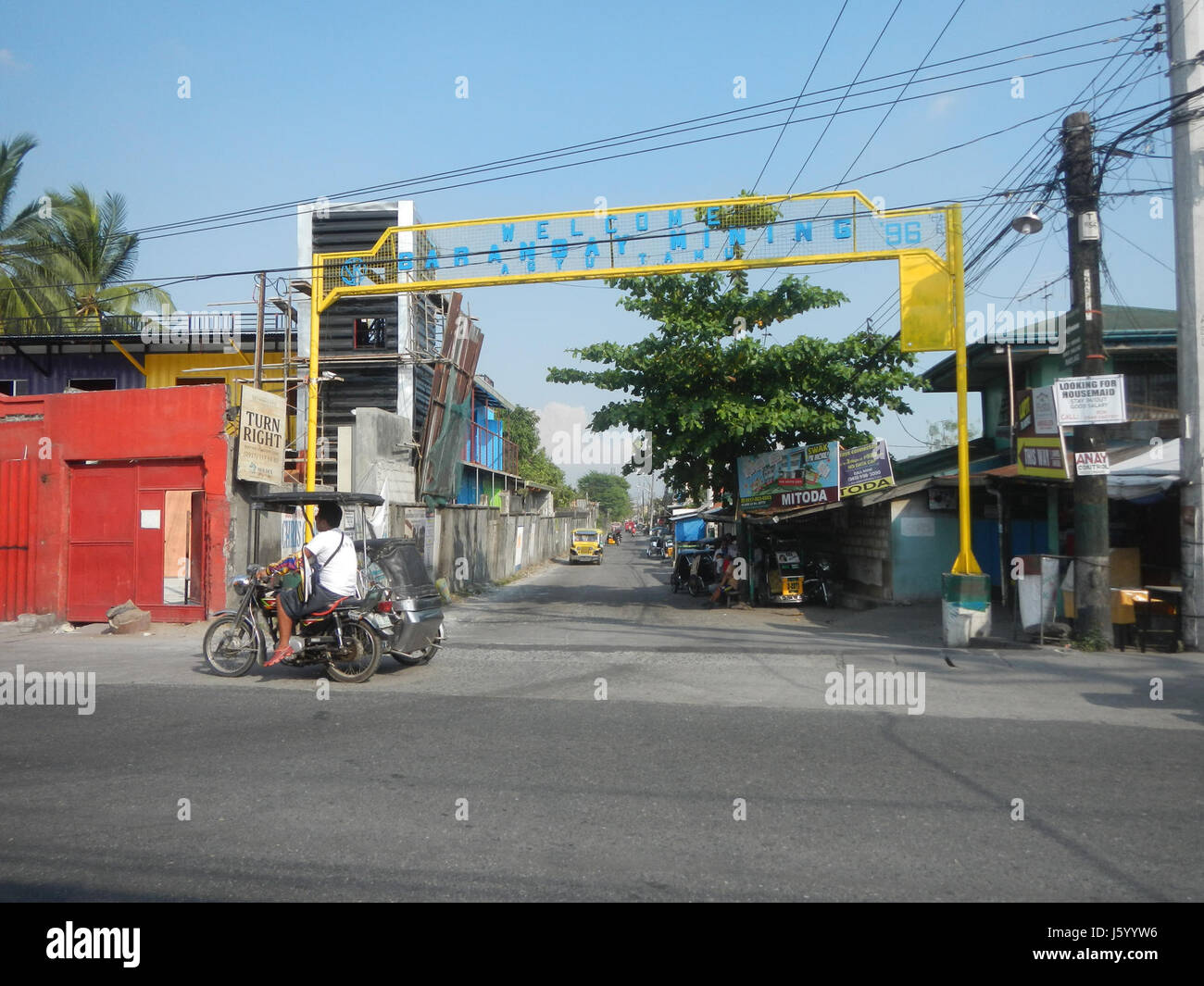 Magalang Road in Pandan, Angeles City, serves as a significant route ...
