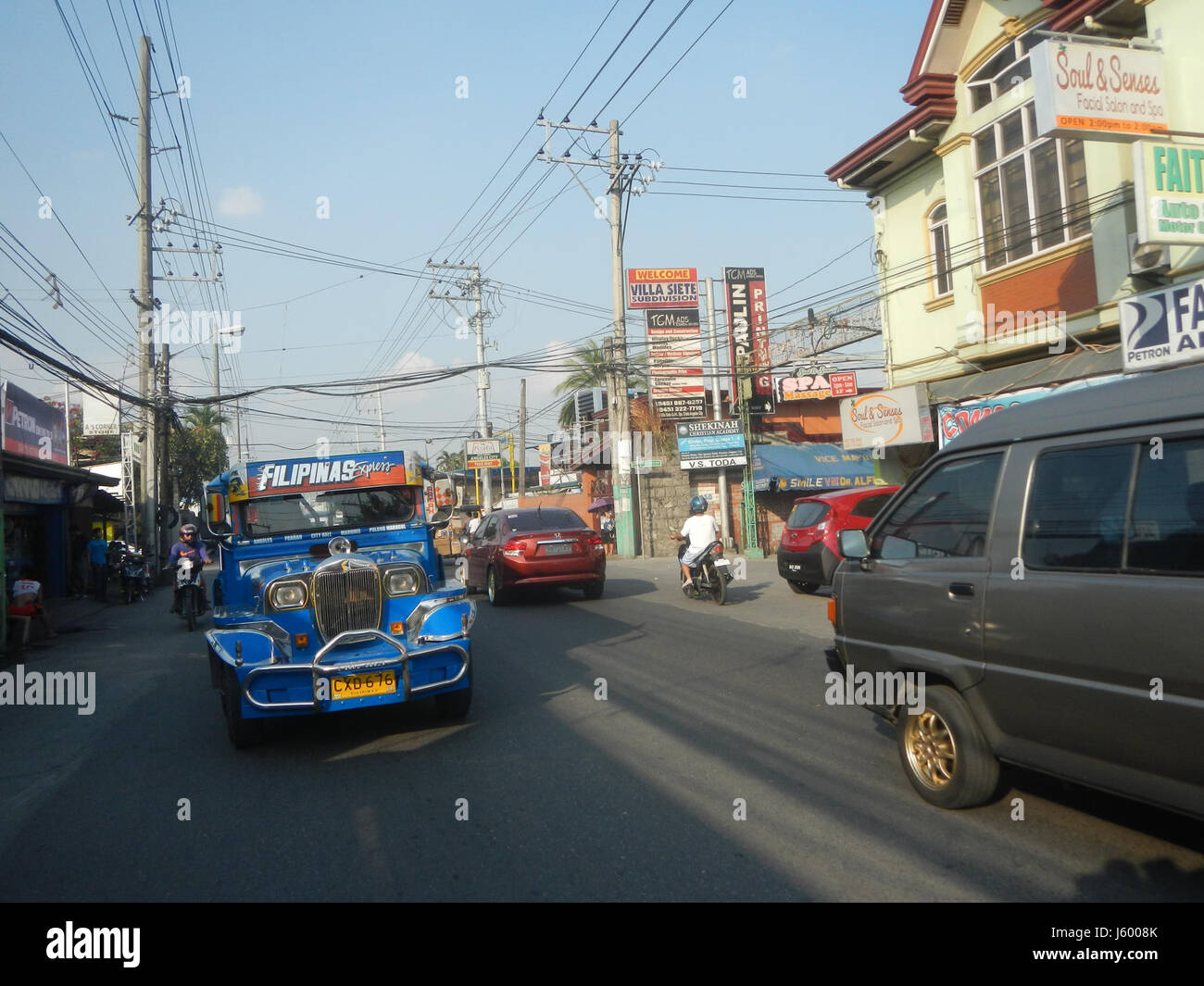 This image captures the *Magalang Road* area in *Angeles City ...