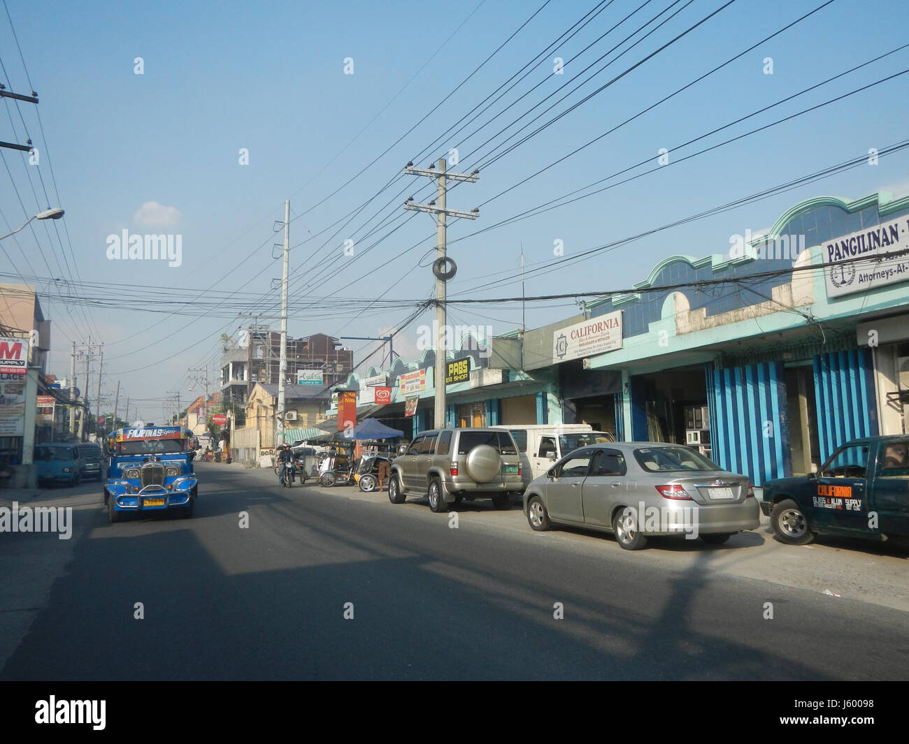 This image shows a view of Magalang Road, Pandan, with areas involved ...
