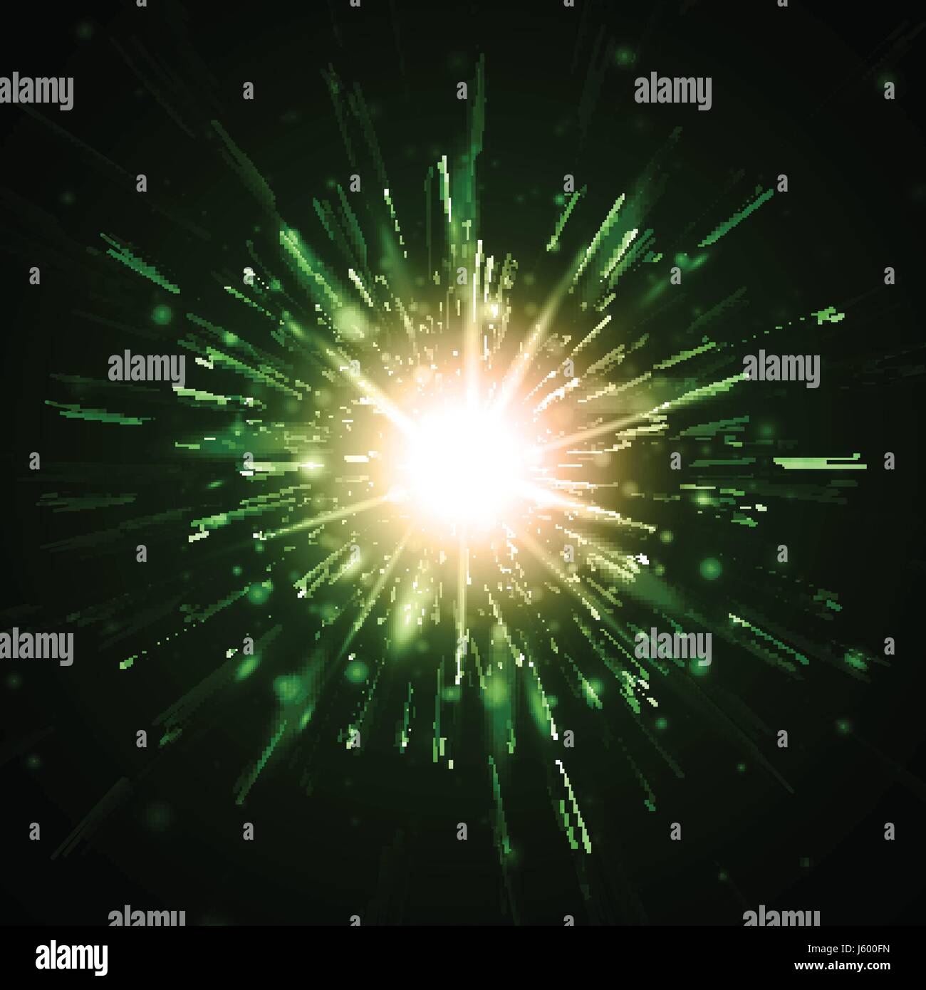 Blue flashing light abstract Stock Vector Images - Alamy