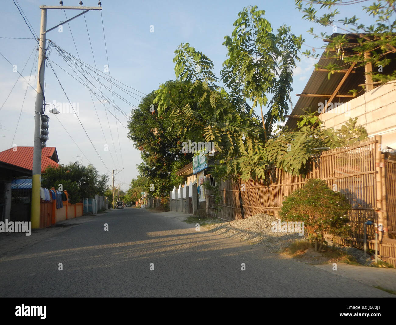 This image shows a view of the Candaba Town Proper Chapel in Pampanga ...