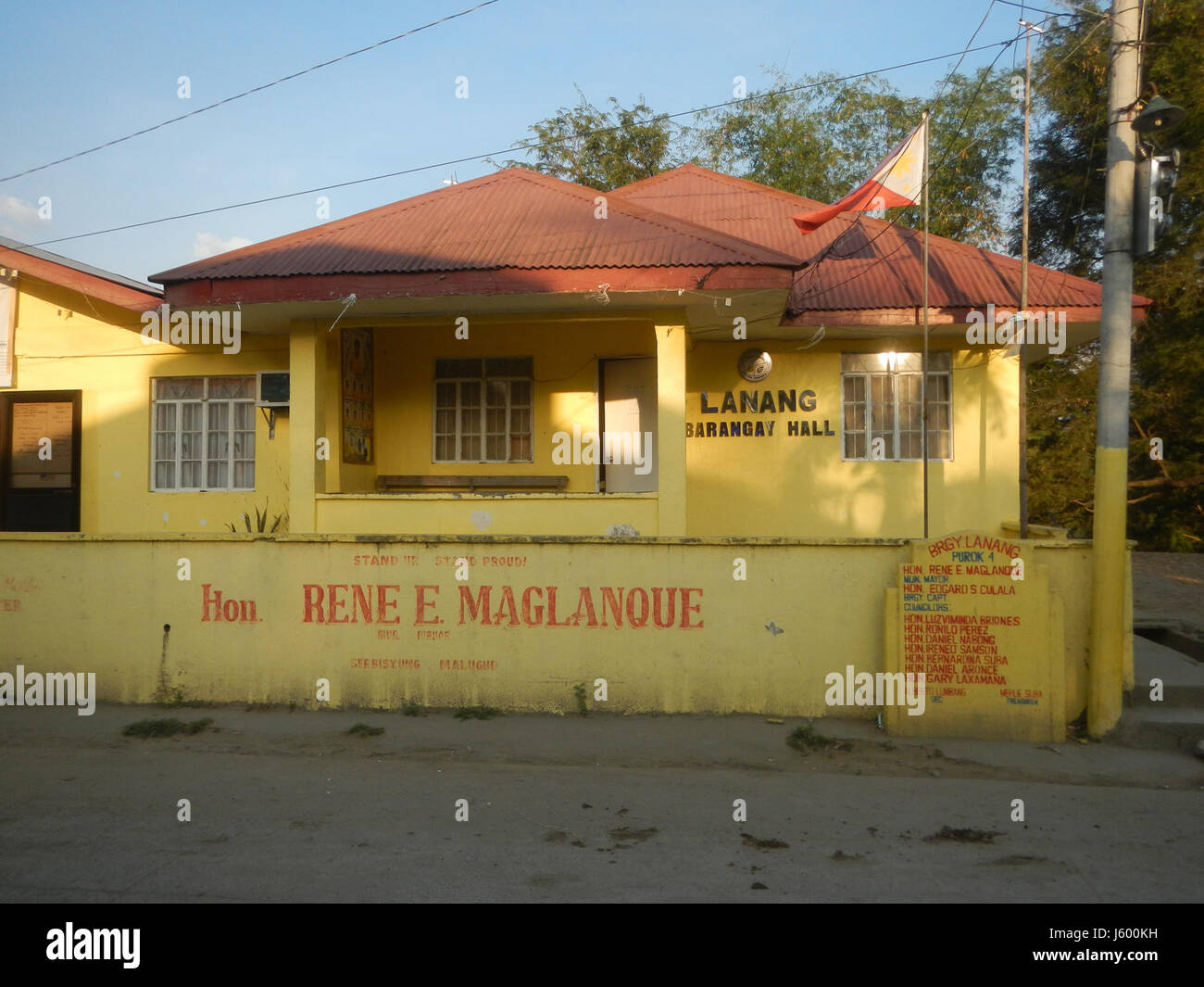 This image shows a rural scene in the Philippines, with specific ...