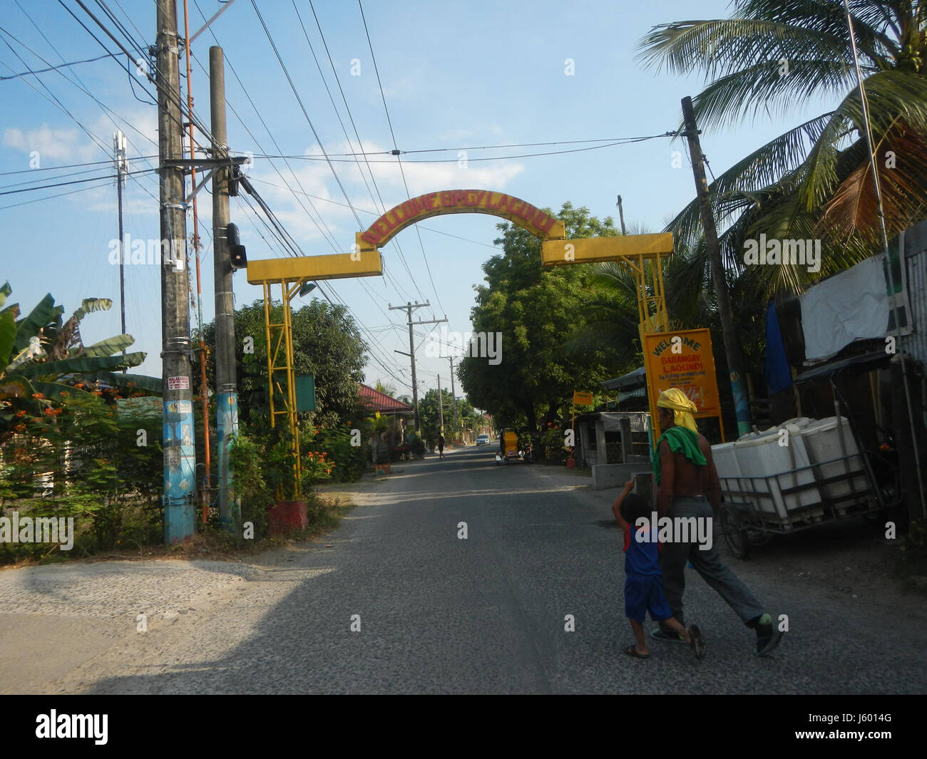 01352 Paddy fields grasslands, trees Roads Sipat Dampol Lagundi ...