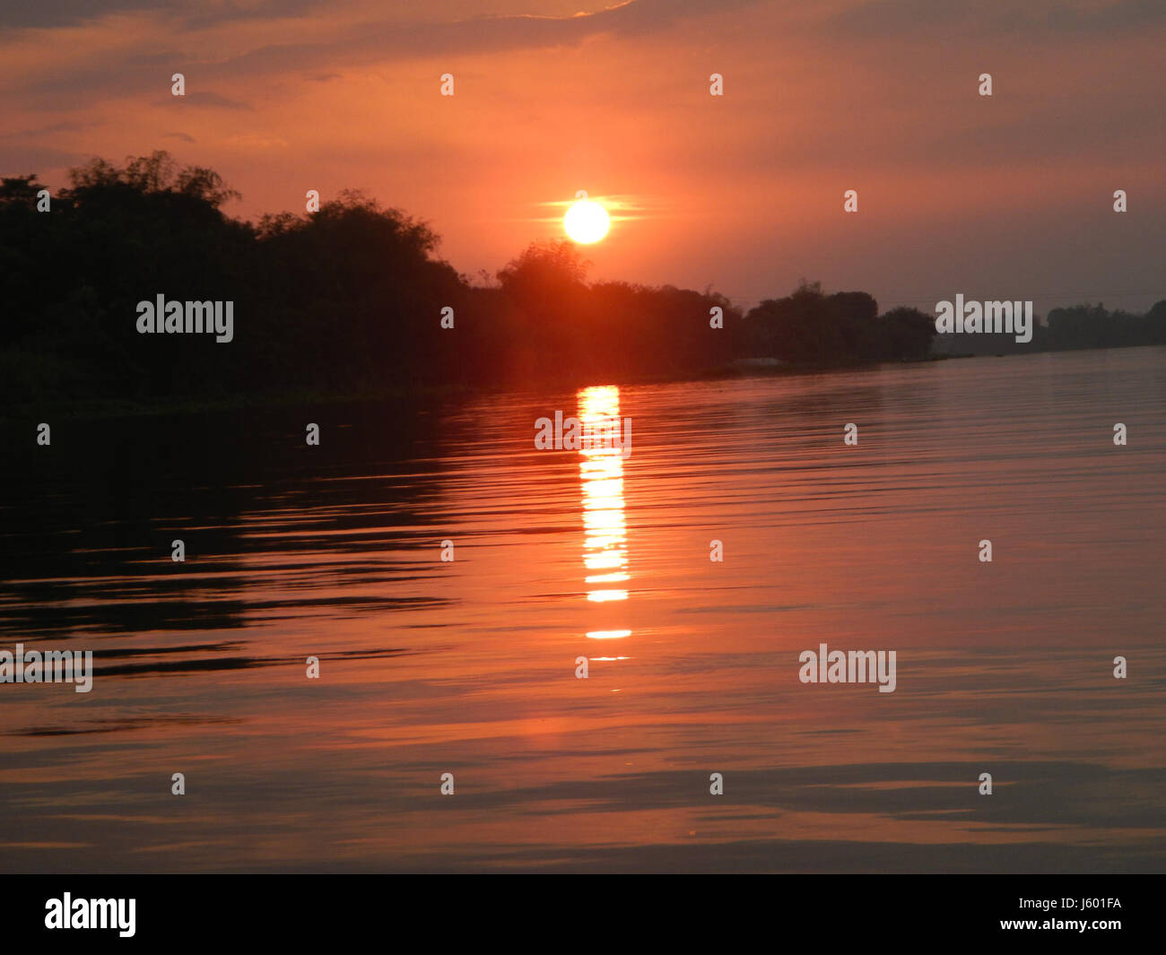 The sunsets in the Riverside Districts of Calumpit, Bulacan, are known ...