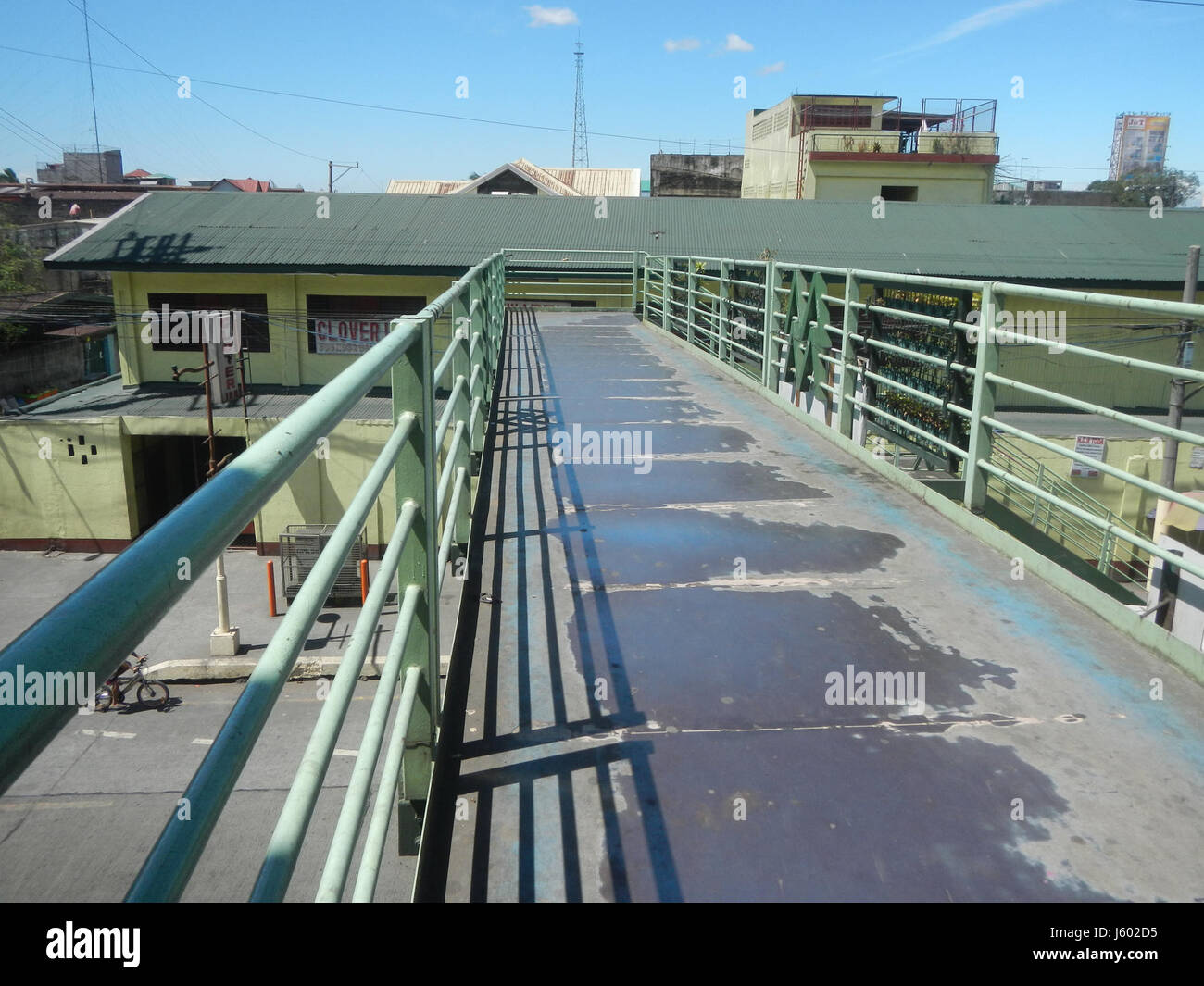 The Katipunan Footbridge, located in Bagong Barrio, West Caloocan City ...