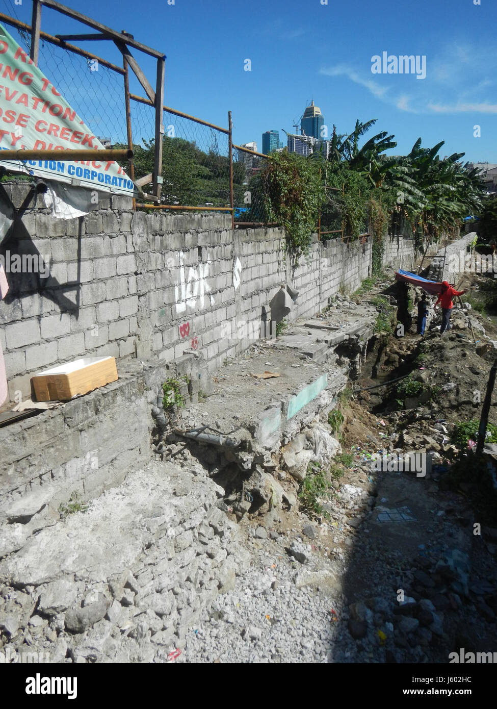This photograph shows the Guadalupe Ferry station near J.P. Rizal ...