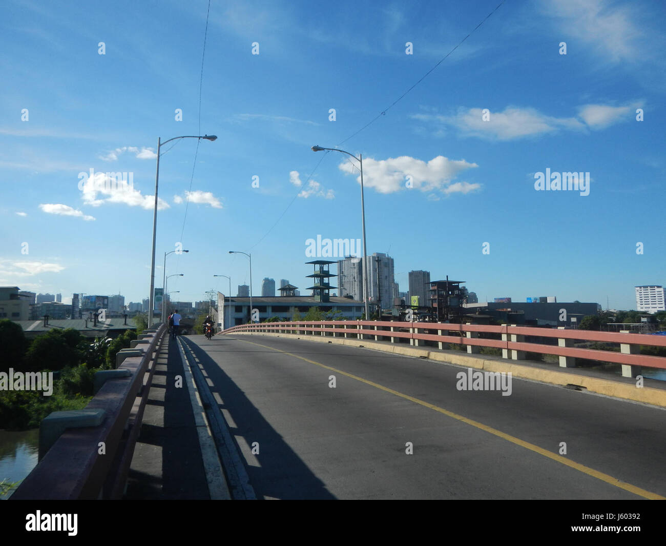 This image shows the Santa Rosa Bridge in Pasig City, Philippines ...