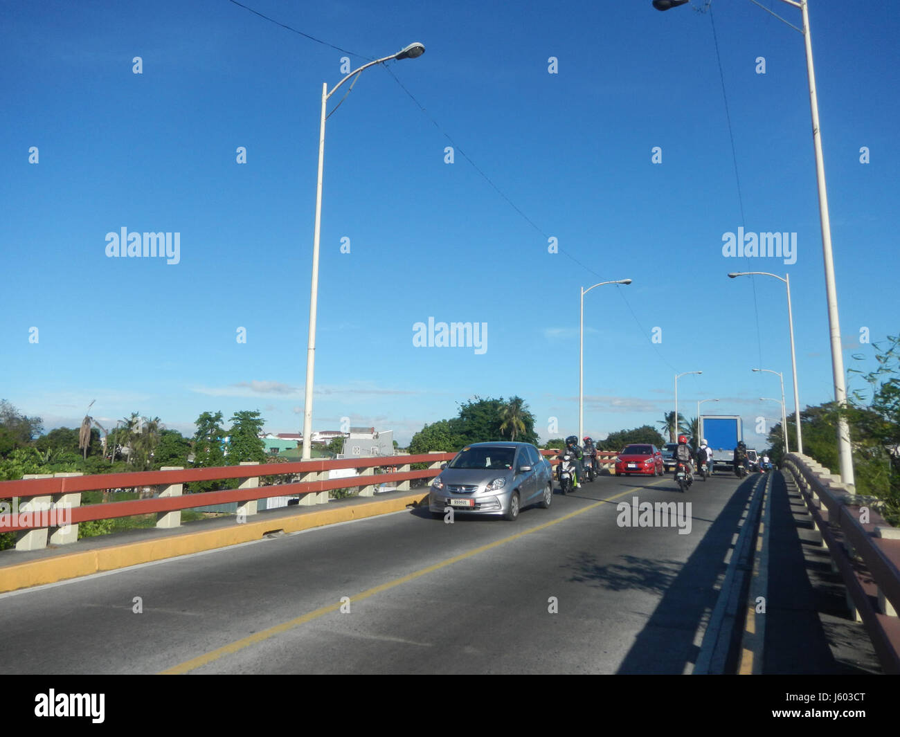 Photograph of Santa Rosa Bridge over the Bagong Ilog River in Pasig ...
